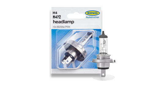 H4 Halogen Headlight Bulbs - Ring Automotive