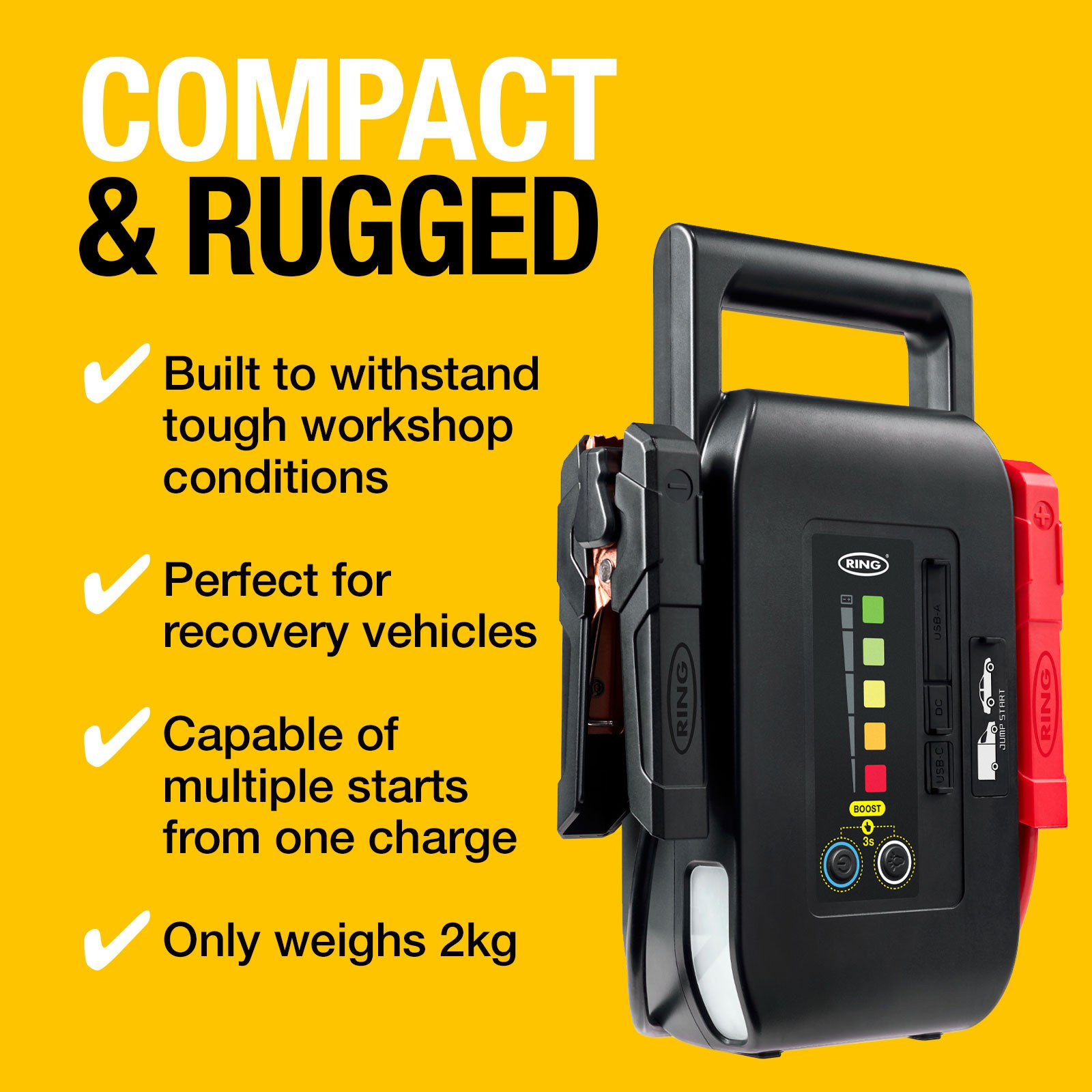 RPPL1000 PROFESSIONAL LITHIUM JUMP STARTER