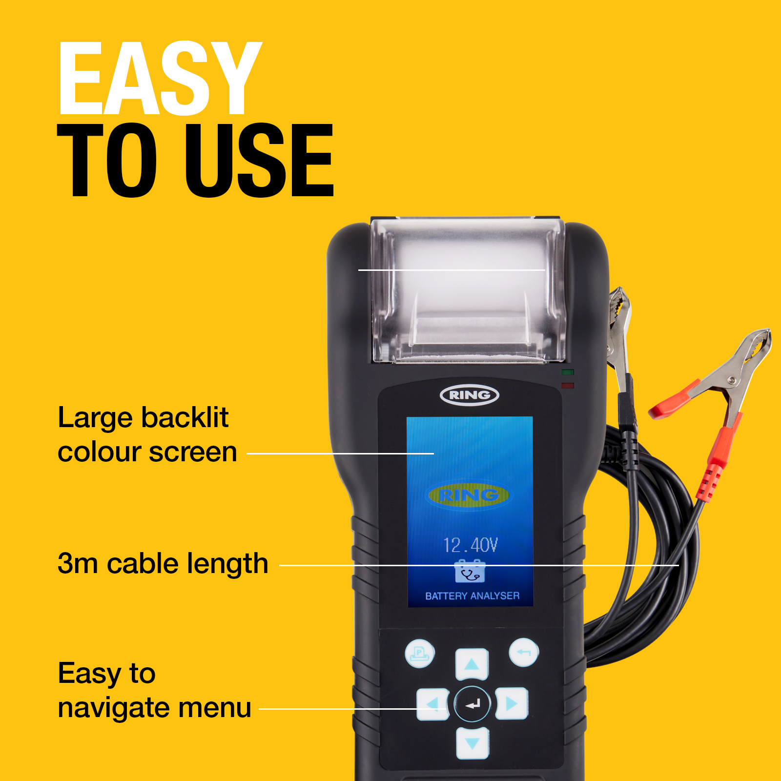 The Ring RBAG950 Battery Analyser
