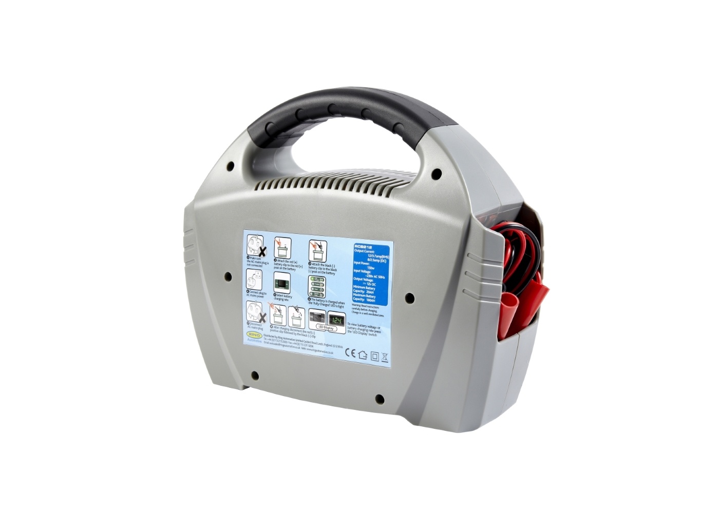 12A Fully Automatic Battery Charger | RCB212/RECB212 | Ring