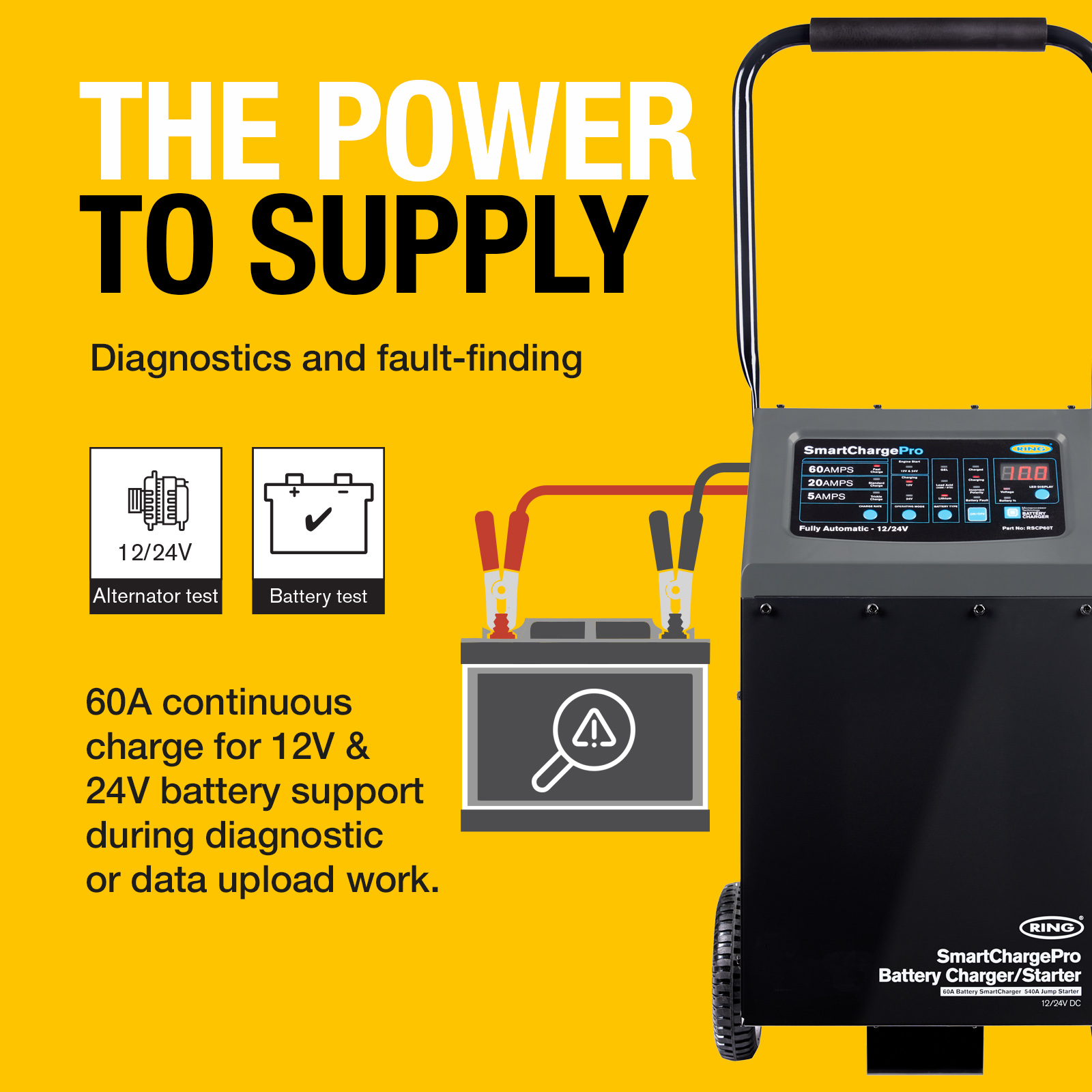 Ring Automotive - SmartCharge PRO 60A Battery Charger