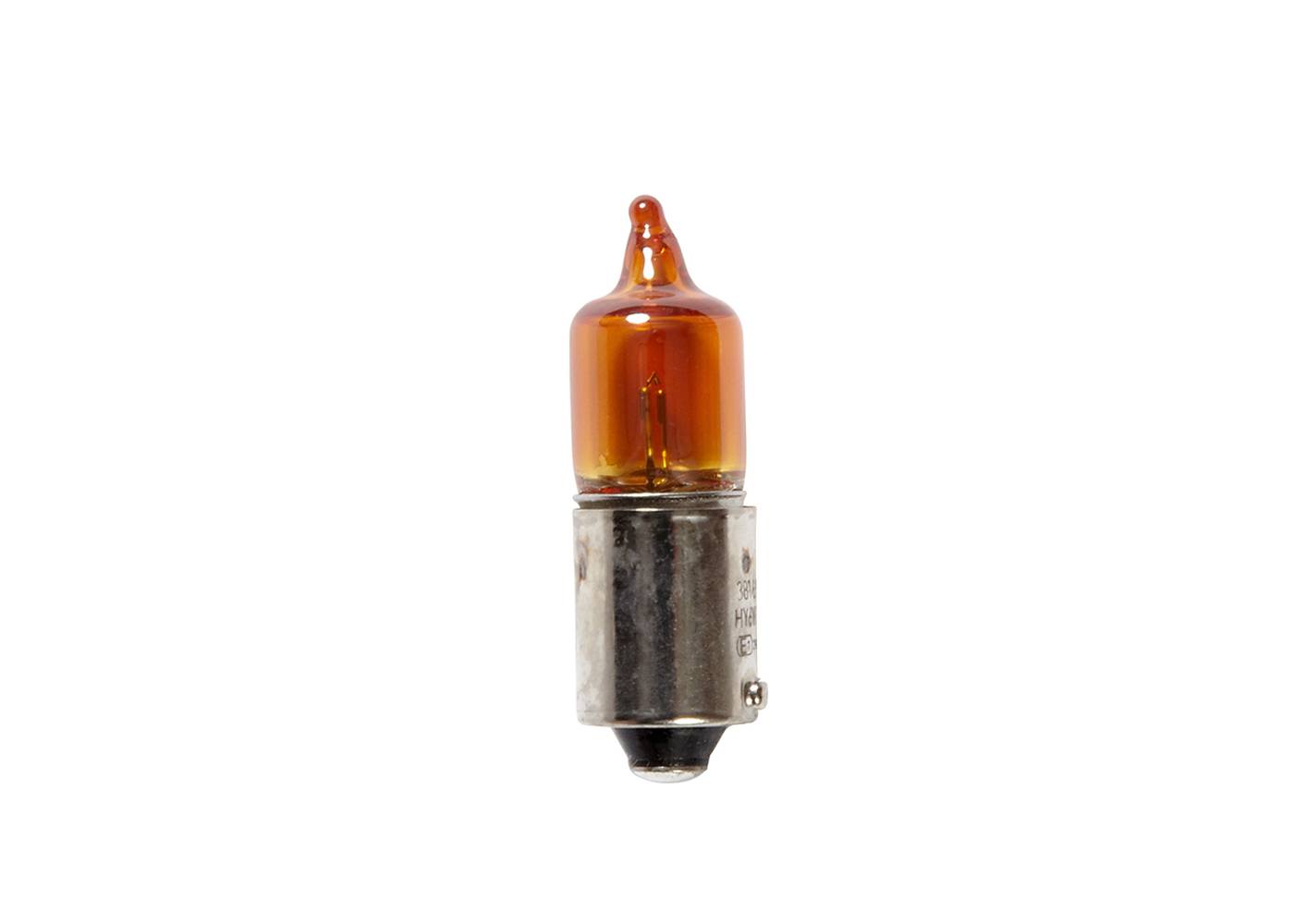 R926 | 12V 6W HY6W BAZ9s Miniature Halogen -Amber | Bulbs