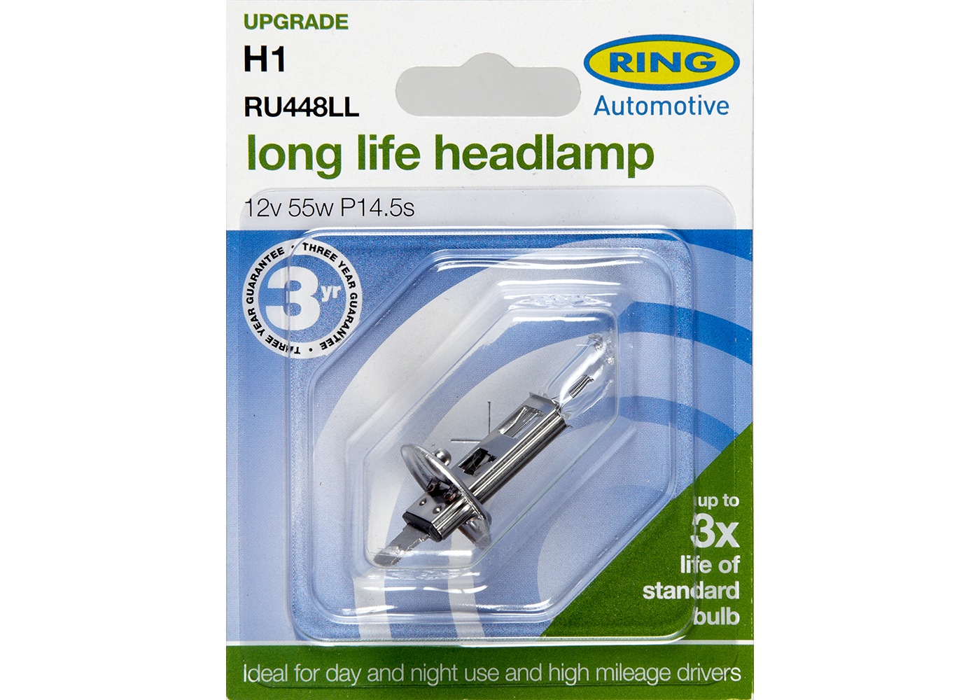 H1 Long Life Headlamp | RU448LL | Ring