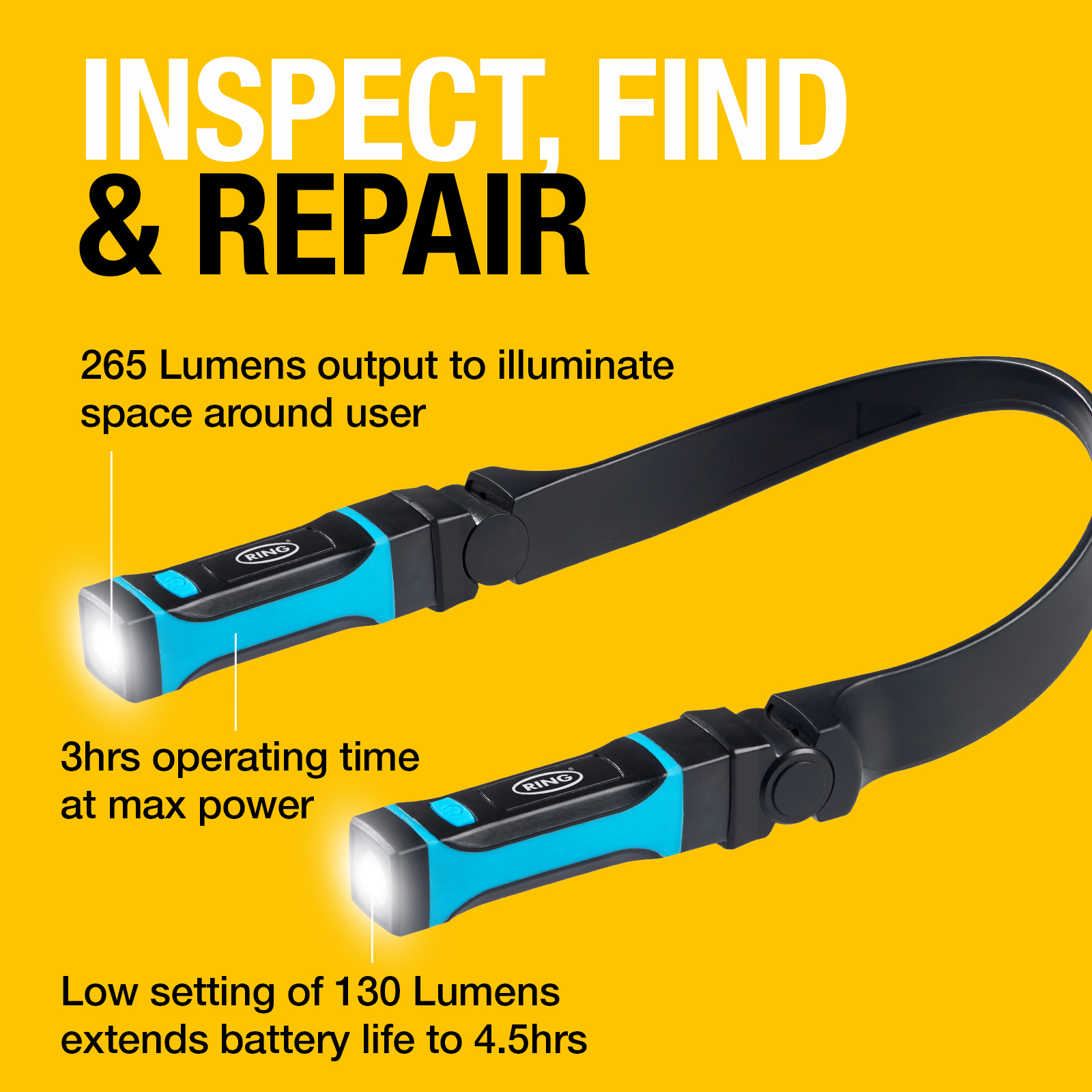 Ring Automotive - RIL0265 - Detachable Wearable Neck Light