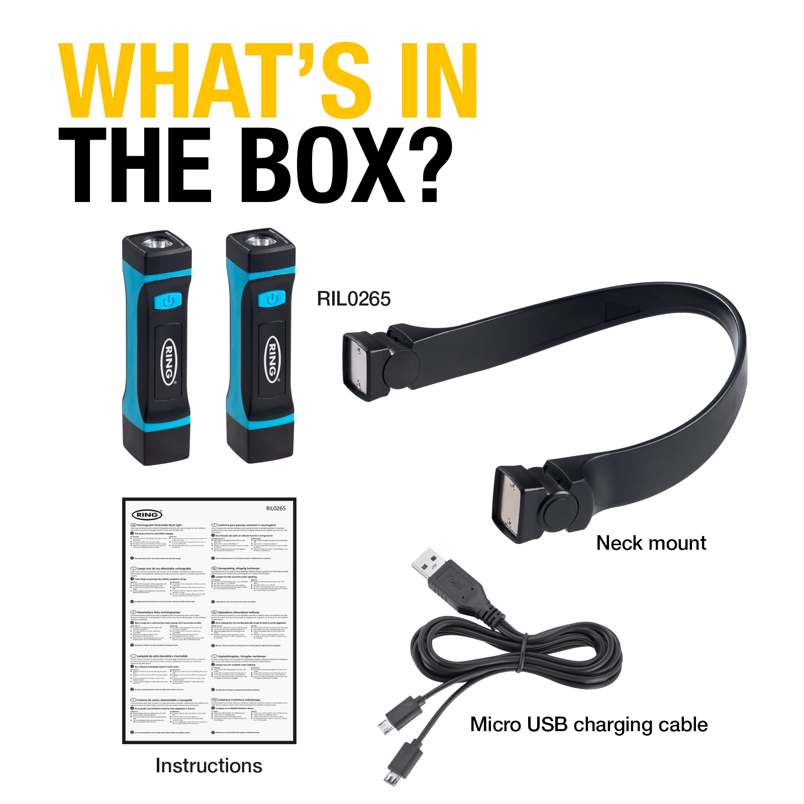 Ring Automotive - RIL0265 - Detachable Wearable Neck Light