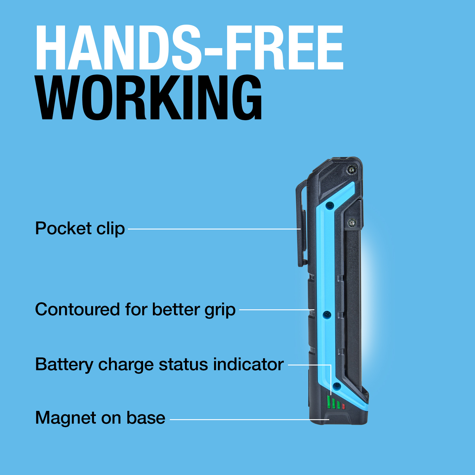 Rechargeable Slim LED Pocket Inspection Lamp | RIL86 | Ring Automotive
