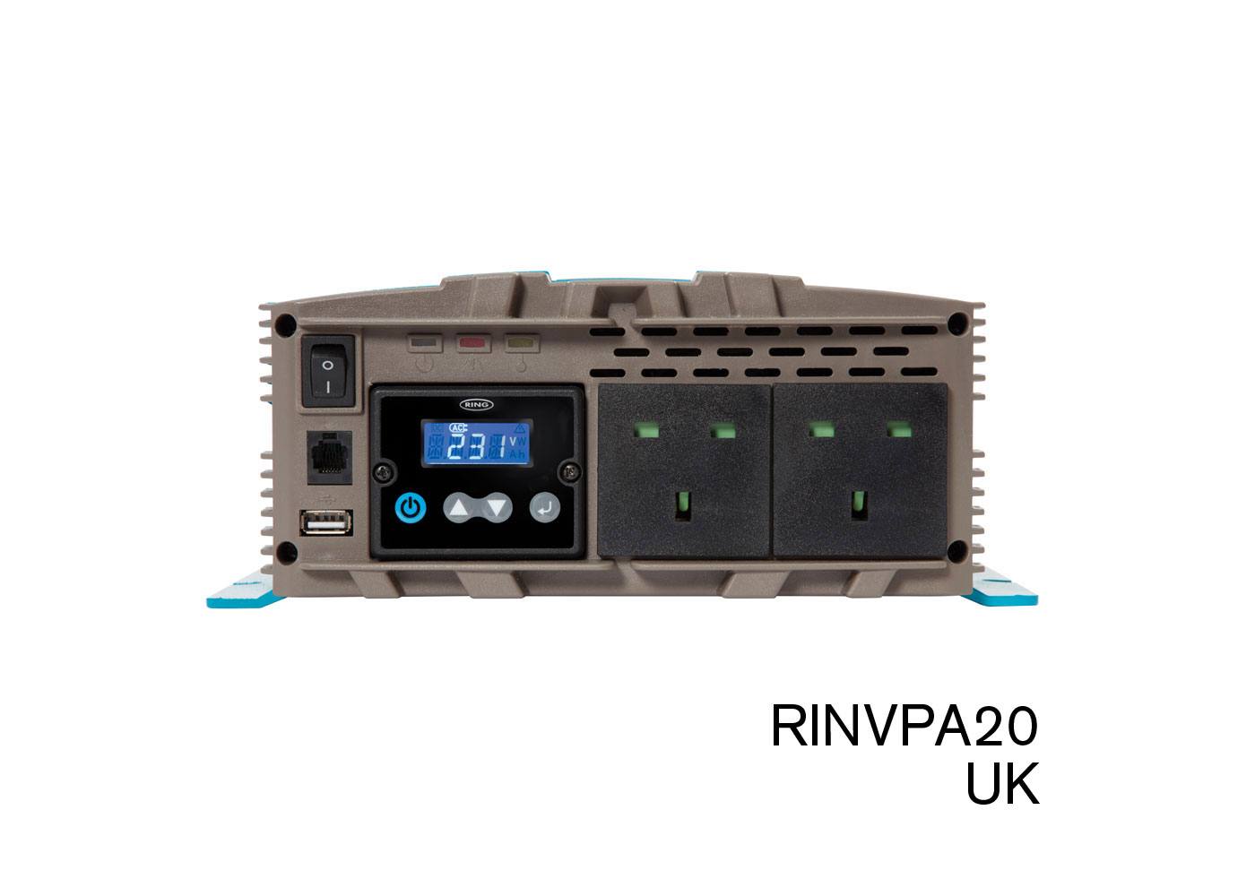 RINVPA20 | 2000W PowerSourcePure Pure Sine Wave Inverter