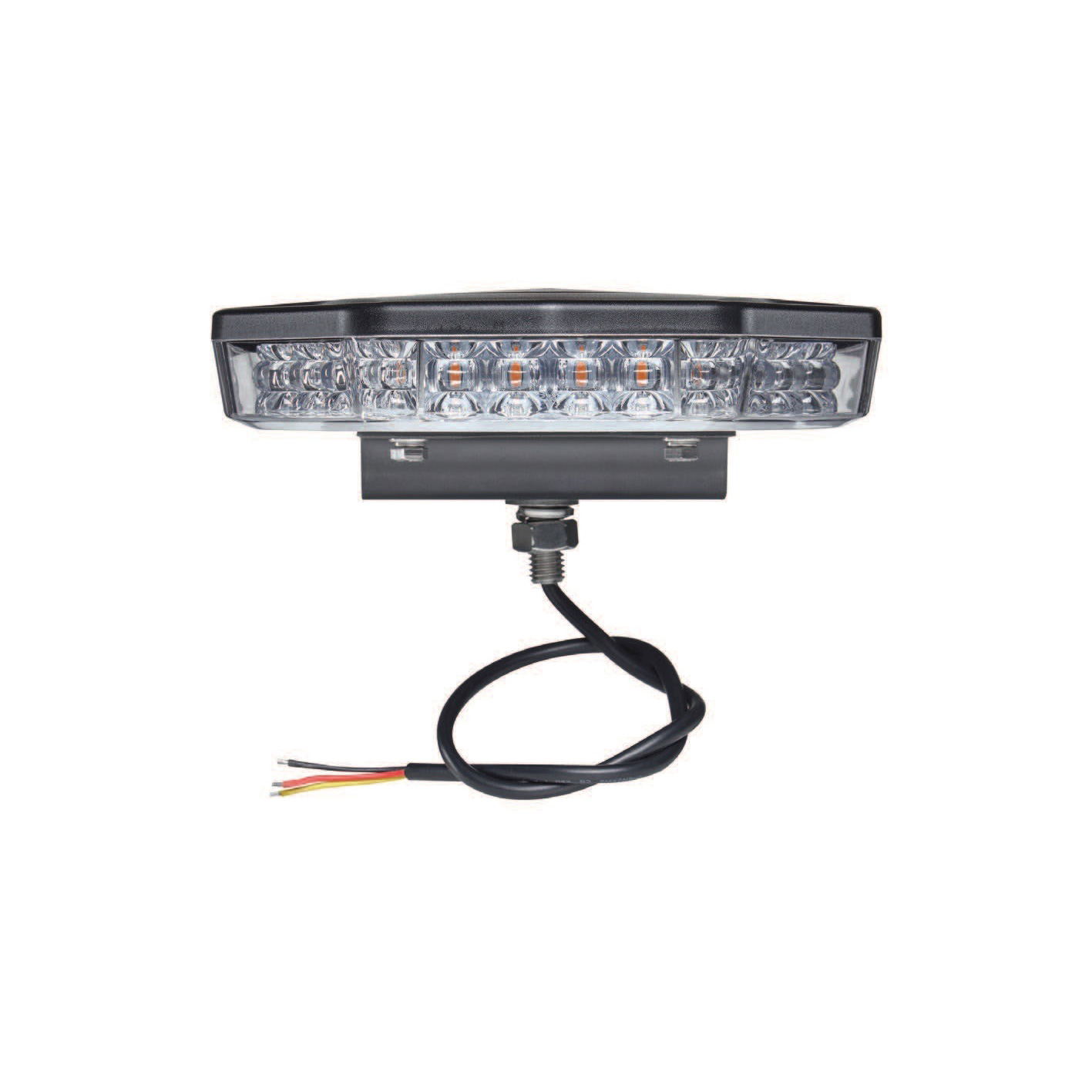 Mini Amber LED 345mm Light Bar Single Bolt 12V / 24V DC 20W
