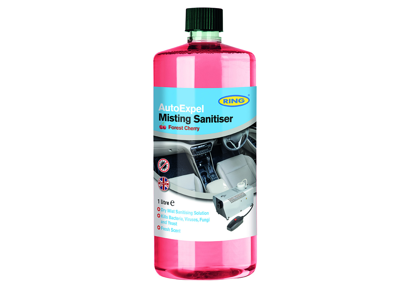 RAESC1000 1L Auto Expel Sanitiser Liquid - Forest Cherry | Ring Automotive