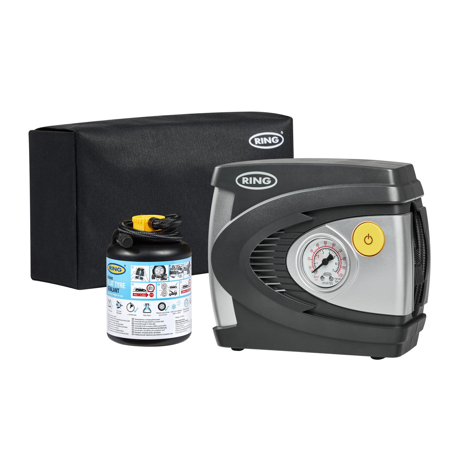 Ring Automotive: RTK6 Tyre Sealant complete kit