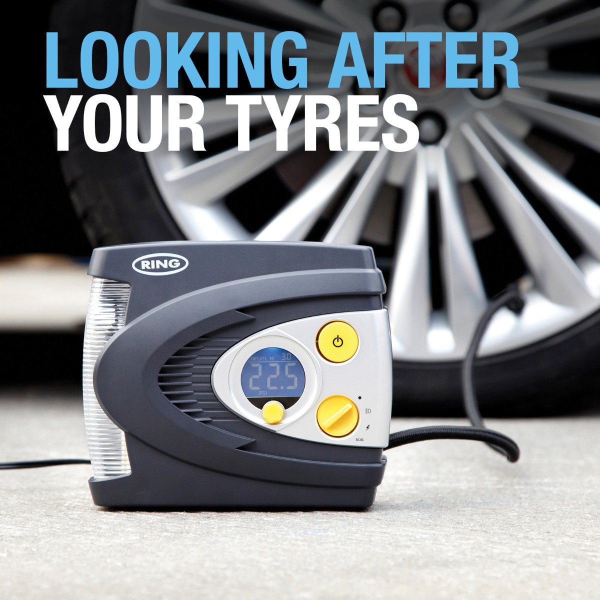 RAC635 Preset Digital Tyre Inflator | Ring Automotive